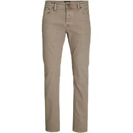 Jack & Jones JACK & JONES Tapered-fit-Jeans »JJIMIKE JJORIGINAL AM 405 BF« beige 33 - Länge 34 Länge 34 33 Tapered-fit-Jeans: Lässiger Schnitt für einen...