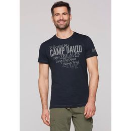 CAMP DAVID T-Shirt mit Logodrucken deep water S S T-Shirt von CAMP DAVID