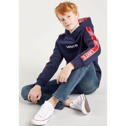Levi's Kids Jungen Levi's Kids Kapuzensweatshirt &raquo;LOGO TAPING PULLOVER HOODIE&laquo;, for BOYS blau 4/104