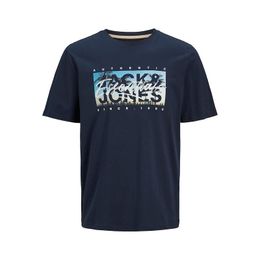 Jack & Jones JACK & JONES Print-Shirt »JJCOLTON PHOTOPRINT TEE SS CREW NECK« Sky Captain L L Kurzarm und pflegeleichtes Material für optimalen Tragekomfort