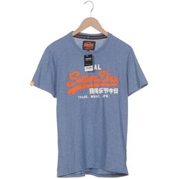 Superdry T-Shirt Herren Größe XL Second Hand blau