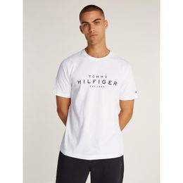 Tommy Hilfiger T-Shirt »BIG RWB HILFIGER TEE« mit Logo White S S T-Shirt von Tommy Hilfiger