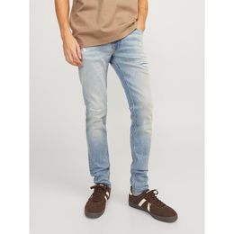 Jack & Jones JACK & JONES Skinny-fit-Jeans »JJILIAM JJCOLE GE 872 SN« blue denim 30 - Länge 30 Länge 30 30 Skinny-fit-Jeans mit extra-engem Beinschnitt für eine...
