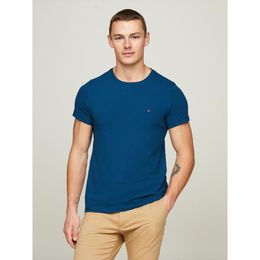 Tommy Hilfiger T-Shirt »STRETCH SLIM FIT TEE« mit Rundhalsausschnitt anchor blue XXL XXL Slim Fit Passform für eine schmeichelnde Silhouette