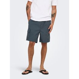 Only & Sons ONLY & SONS Cargoshorts »ONSKAL CARGO 0287 SHORTS CS« Turbulence M - N-Gr N-Gr M Moderne Shorts mit Cargotaschen von Only & Sons