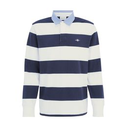Gant Poloshirt Herren Gr&ouml;&szlig;e L navy / hellblau / wei&szlig;