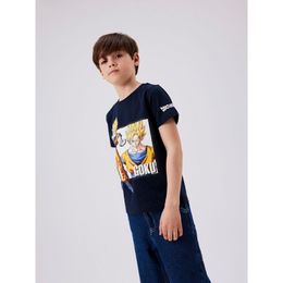 name it T-Shirt »NKMJIMMO DRAGONBALL SS TOP BOX NOOS VDE« Dark Sapphire 170 (176) 170 (176) Kurzarm, ideal für Sommer und Übergangszeiten