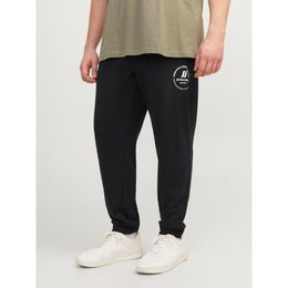 Jack & Jones PlusSize JACK & JONES PLUSSIZE Sweathose »JPSTGORDON JJSWIFT SWEAT PANTS NOOS PLS« Black 40(XXXL) - N-Gr N-Gr 40(XXXL) Angerauter Stoff mit einer weichen...