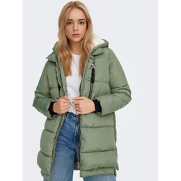 Only Steppmantel »ONLNORA LONG PUFFER COAT« mit Kapuze sea spray XS (34) XS (34) Puffercoat von Only