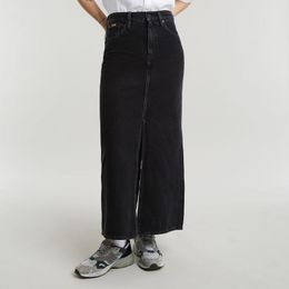 G-Star Raw G-STAR Maxirock »Viktoria Long Skirt wmn« im Jeans-Look worn in black obsidian 28 28 Jeansrock von G-STAR