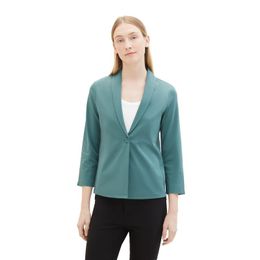 Tom Tailor Kurzblazer mit Schalkragen und 3/4 Arm sea pine green XL (42) XL (42) Basic Blazer von s.OLIVER