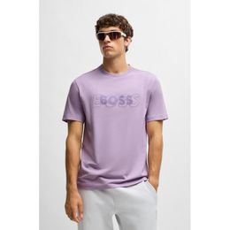 BOSS Green T-Shirt »Tee DropNeedle« mit doppeltem BOSS-Logo Light/Pastel Purple536 3XL 3XL T-Shirt von BOSS Green Menswear