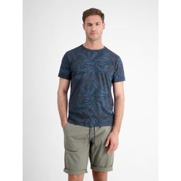 Lerros T-Shirt »Herren T-Shirt, sommerlich floral bedruckt« CLASSIC NAVY XL XL MODERN FIT (schmale Passform)