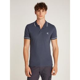 Calvin Klein Jeans Poloshirt »TIPPING SLIM POLO« mit Logomarkenlabel India Ink XL XL Poloshirt von Calvin Klein Jeans