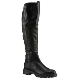 Marco Tozzi Overkneestiefel »TRENTINO«, Blockabsatz, Herbstmode, Flats, mit Feel Me-Ausstattung schwarz 41 41 Klassischer Overkneestiefel mit ca....