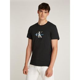 Calvin Klein Jeans T-Shirt »DISTRESSED MONOLOGO TEE« mit Logodruck CK Black S S T-Shirt von Calvin Klein Jeans Menswear