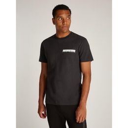 Calvin Klein Rundhalsshirt »NY CHEST BOX LOGO T-SHIRT« mit Logoprint Ck Black XL XL Shirt von Calvin Klein