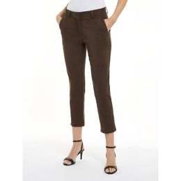 Tommy Hilfiger Stretch-Hose mit Logostickerei Legacy Brown 40 - N-Gr N-Gr 40 Hose von Tommy Hilfiger Womanswear