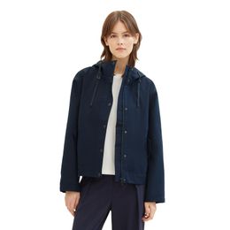 Tom Tailor Denim Outdoorjacke mit Kapuze in kurzer Form und mit Kapuze sky captain blue XL (42) XL (42) Kurze Jacke von Tom Tailor Denim