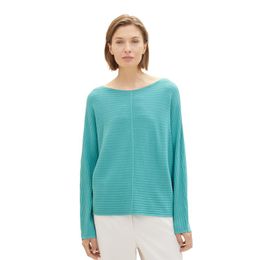 Tom Tailor Strickpullover mit Strukturierung summer teal S (36) S (36) Strickpullover von Tom Tailor FM