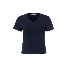 Tommy Hilfiger Curve V-Shirt »CRV SLIM CODY V-NK SS« in Großen Größen Desert Sky 54 54 Kurzarm-Shirt ideal für warme Tage und vielseitige...