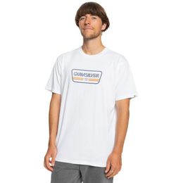 Quiksilver T-Shirt »Range Life Front« White XS XS Stoff: Baumwoll-Jersey-Stoff [160 g/m2]