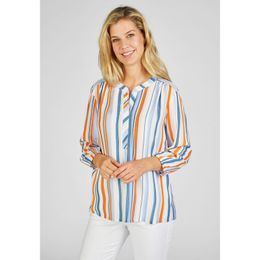 Rabe Langarmbluse mit farbigen L&auml;ngsstreifen heidelbeere 52 52 Bluse von Rabe