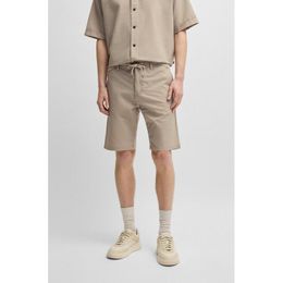 BOSS Orange Chinoshorts &raquo;tapered DS&laquo; mit Kordelzug Light Beige271 31 - N-Gr N-Gr 31 Hose von BOSS Orange Menswear
