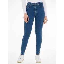 Tommy Jeans Bequeme Jeans »Sylvia« mit Ledermarkenlabel mid blue 29 - Länge 30 Länge 30 29 Jeans von Tommy Jeans