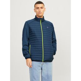 Jack & Jones JACK & JONES Steppjacke »JJEMULTI QUILTED COLLAR NOOS« Ensign Blue XL XL Steppstoffe bestehen aus zwei oder mehr Lagen, die zusammengenäht sind....