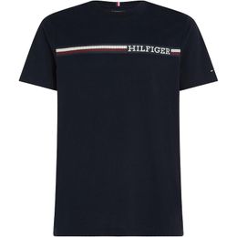 Tommy Hilfiger Big & Tall TOMMY HILFIGER BIG & TALL T-Shirt »BT-MONOTYPE CHEST STRIPE TEE-B« Desert Sky XXL XXL T-Shirt von Tommy Hilfiger Big & Tall