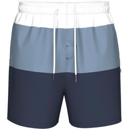 Tom Tailor Badehose mit Blockstreifen und praktische Seitentaschen dusty blue navy S - N-Gr N-Gr S Badehose von Tom Tailor