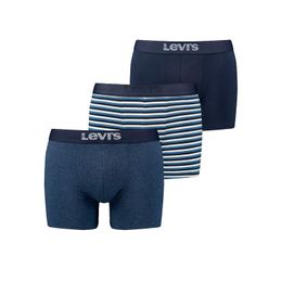 Levi's LEVI'S Boxershorts Packung, 3er-Pack, mit breitem Logobund blue combo L L Herrenunterhose von Levi's