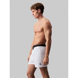 Calvin Klein Swimwear Badeshorts »MEDIUM DRAWSTRING« mit Logodruck Pvh Classic White S (48) - N-Gr N-Gr S (48) Badeshorts von CALVIN KLEIN