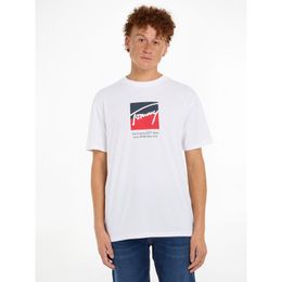 Tommy Jeans T-Shirt &raquo;TJM REG RWB DNA TEE&laquo; mit Logoprint White L L Bequemer Kurzarm f&uuml;r optimale Bewegungsfreiheit
