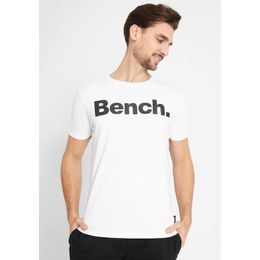 Bench. T-Shirt »LEANDRO« WHITE S48 S48 Basic Shirt von Bench
