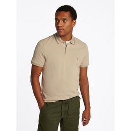 Tommy Hilfiger Poloshirt »PLACKET INTEREST REG POLO« Sandalwood S S Poloshirt von Tommy Hilfiger Menswear