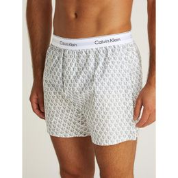 Calvin Klein Underwear Schlafshorts »BOXER TRAD« mit Muster Ash XL (54) - N-Gr N-Gr XL (54) Shorts von CALVIN KLEIN