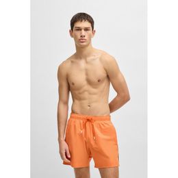 BOSS Badeshorts &raquo;Iconic&laquo; mit Ges&auml;&szlig;tasche orange M - N-Gr N-Gr M Badeshorts von BOSS Black Menswear