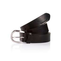 Tom Tailor Ledergürtel »TTNANCY« 3 cm breiter Damengürtel, modisch klassisch, reines Leder black uni