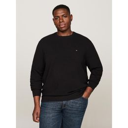 Tommy Hilfiger Big & Tall TOMMY HILFIGER BIG & TALL Rundhalspullover &raquo;BT-ESSENTIAL STRUCTURE CREW NECK&laquo; Gro&szlig;e Gr&ouml;&szlig;en Black 3XL 3XL Pullover von Tommy Hilfiger Big & Tall