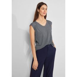 Street One Shirttop mit Alloverprint deep blue 40 40 Shirttop von Street One