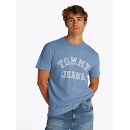 Tommy Jeans T-Shirt »TJM REG PAISLEY COLLEGE TEE EXT« Colorado Blue M M Rundhalsshirt von Tommy Jeans Men