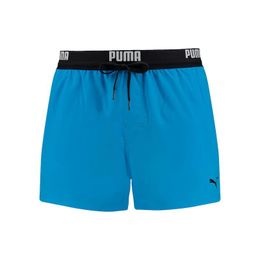 Puma Badeshorts mit bedrucktem Bund bright blue L - N-Gr N-Gr L Badepants von Puma