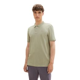 Tom Tailor Denim Poloshirt mit Logo-Print prairie grass green XL XL Klassisches Poloshirt von TOM TAILOR