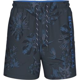 Tom Tailor Badeshorts mit Logoprint blau-schwarz XL - N-Gr N-Gr XL Badehose von Tom Tailor