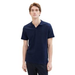 Tom Tailor Poloshirt mit Struktur sky captain blue L L Poloshirt von Tom Tailor