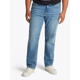 Tommy Hilfiger Big & Tall TOMMY HILFIGER BIG & TALL Straight-Jeans »BT-MADISON STR MESA BLUE-B« in Großen Größen, Logopatch Mesa Blue 46 - Länge 34 Länge 34 46 Jeans von...