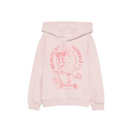 s.Oliver JUNIOR Hoodie, mit großem Print, for Kids lilac-pink 140 140 Kapuzensweater von s.Oliver Junior