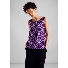 Street One Blusentop mit All-Over Print bellflower lilac 38 38 Blusentop von Street One